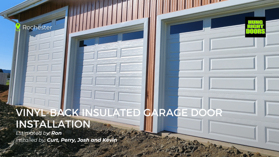 Vinyl-Back Insulated Garage Door | Long Panel